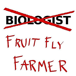 CafePress Biology Humor Fruit Fly Farmer Mugs Ceramic Coffee Mug, Tea Cup 11 oz