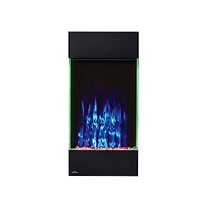 Napoleon Allure 32 inch Vertical Wall Mount Electric Fireplace - Black, NEFVC32H