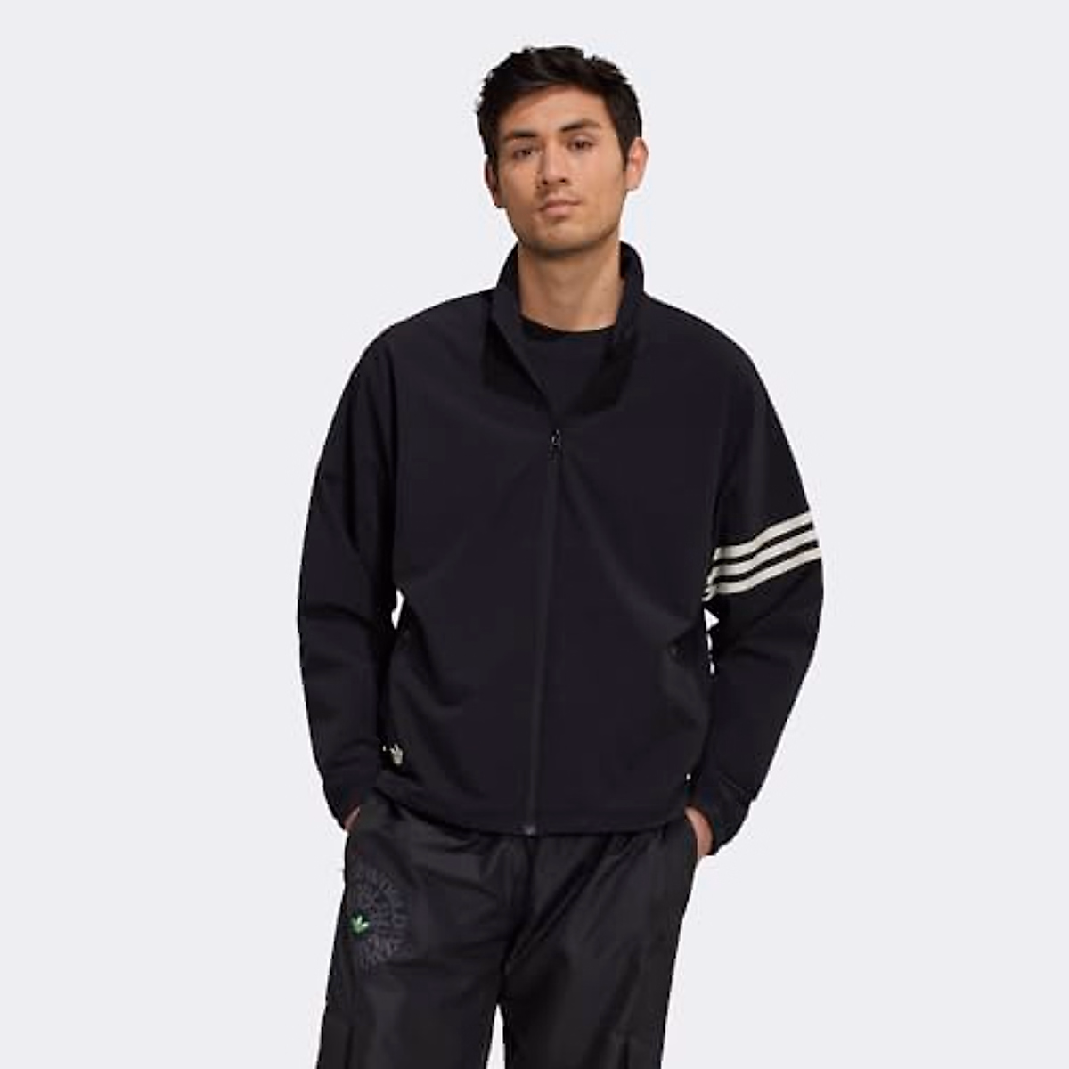 adidas Originals Men's Adicolor Neuclassics Track Jacket, Black, X-Large