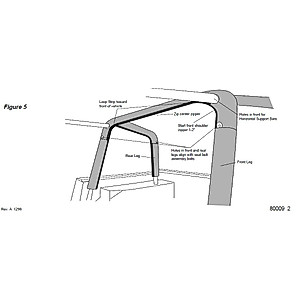 Bestop 8000915 Black Denim Sport Bar Cover for 1992-1995 YJ