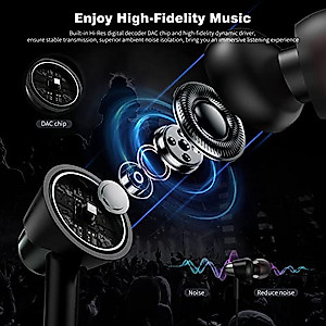 ACAGET USB C Earbuds for Galaxy S23 Ultra, Wired USB Type C Headphones with Mic Noise Cancelling Setero Earphones Magnetic in-Ear Headset for Samsung A53 S22 Plus S21 FE Pixel 7 6A OnePlus 11 10 Pro 9