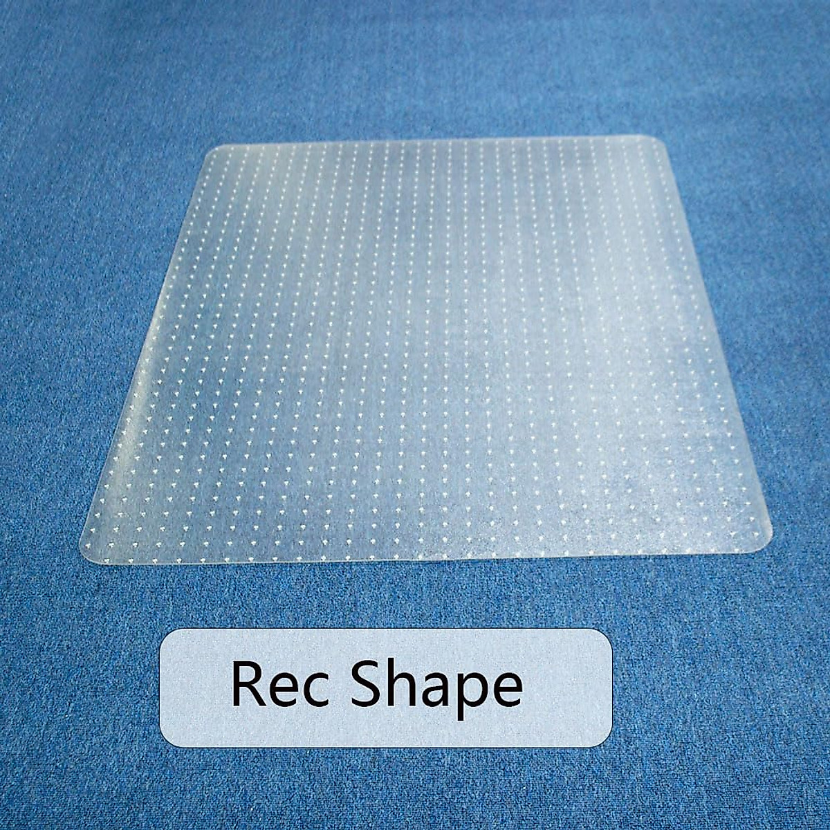 Desk Chair Mat for Carpet,30"X48" Office Chair Mat with Lip PVC Clear Chair Mat for Low Pile Carpet,Heavy Duty Chair Mat Easy Glide Rolling for Office,Living Room,Kitchen Etc (30" X 48" X 2MM)