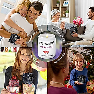 Lavender Candle- Funny Gifts for Women Her, Romantic Birthday Gifts for Women Best Friends,Anniversary Birthday Mother's Day Christmas Gifts for Her,Him,Mom,BFF,Best Friends,Girlfriend,Couple, Sister