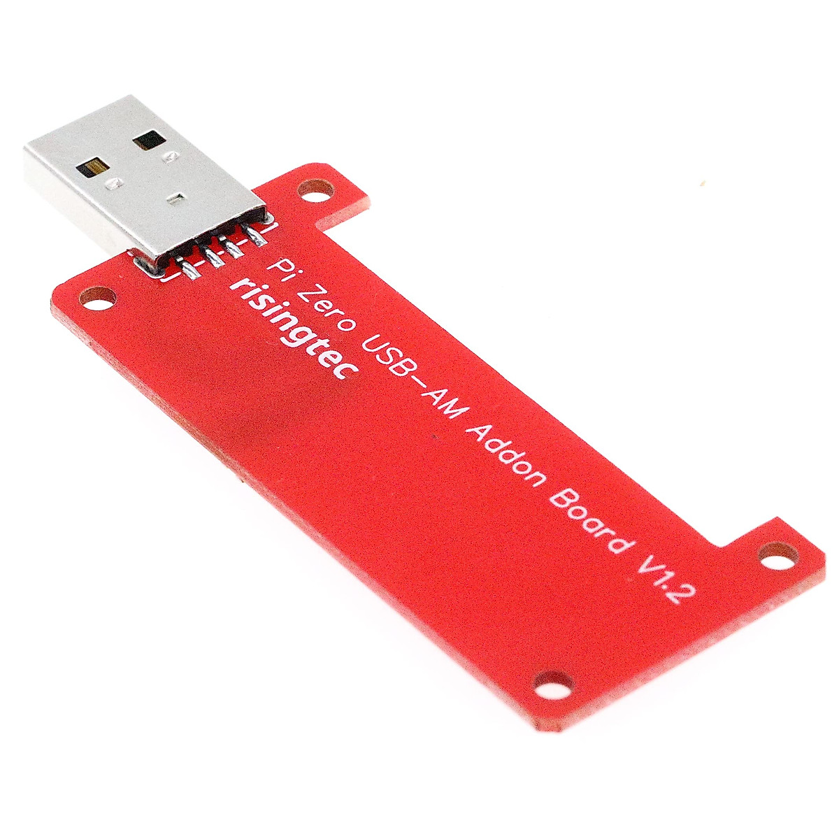 risingsaplings USB Type A Male Connector Dongle Expansion Breakout Board Module Kit for Raspberry Pi Zero/W