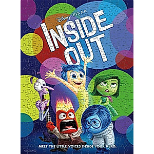 Ceaco - 5 in 1 Multipack - Disney/Pixar -Monsters University (MU), The Incredibles, Toy Story 2, Cars, & Inside Out - (2) 300 Piece, (2) 500 Piece, (1) 750 Piece Jigsaw Puzzles
