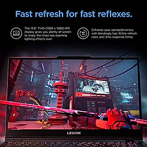 Lenovo Legion 5 Gaming Laptop, 15.6'' FHD 120Hz Display, AMD Ryzen 5 5600H, GeForce RTX 3050Ti, 32GB RAM, 1TB NVMe PCIe SSD, RGB Backlit Keyboard, Wireless-AX, DP, HDMI, Windows 11 Home, Blue