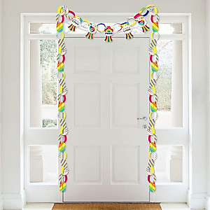 Big Dot of Happiness Love is Love - Gay Pride - 90 Chain Links and 30 Paper Tassels Decoration Kit - LGBTQ Rainbow Party Paper Chains Garland - 21 feet