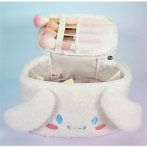 lierde Plush Bag Cosmetic Storage Bag Purse Storage Bag Packaging Christmas Decorations (Pink White)