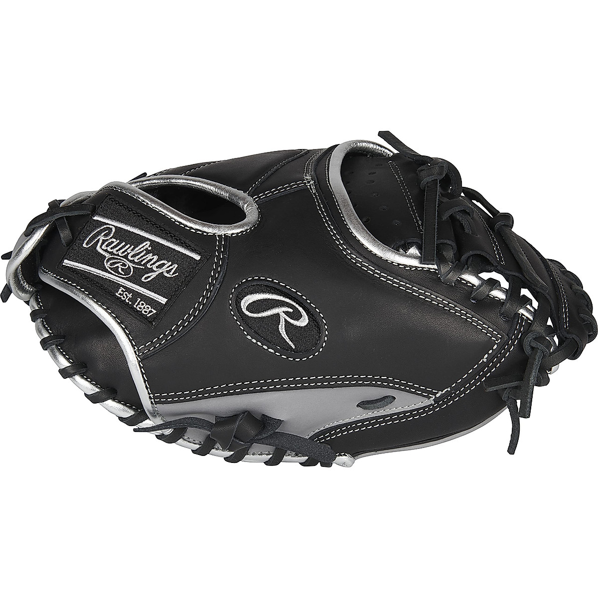Rawlings | ENCORE Baseball Catcher's Mitt | Right Hand Trhoiw | 32" - One-Piece Closed Web