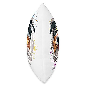 Australian Shepherd Gifts & Aussie Lover Shirts Graphic Aussie Mom Australian Shepherd Throw Pillow, 18x18, Multicolor