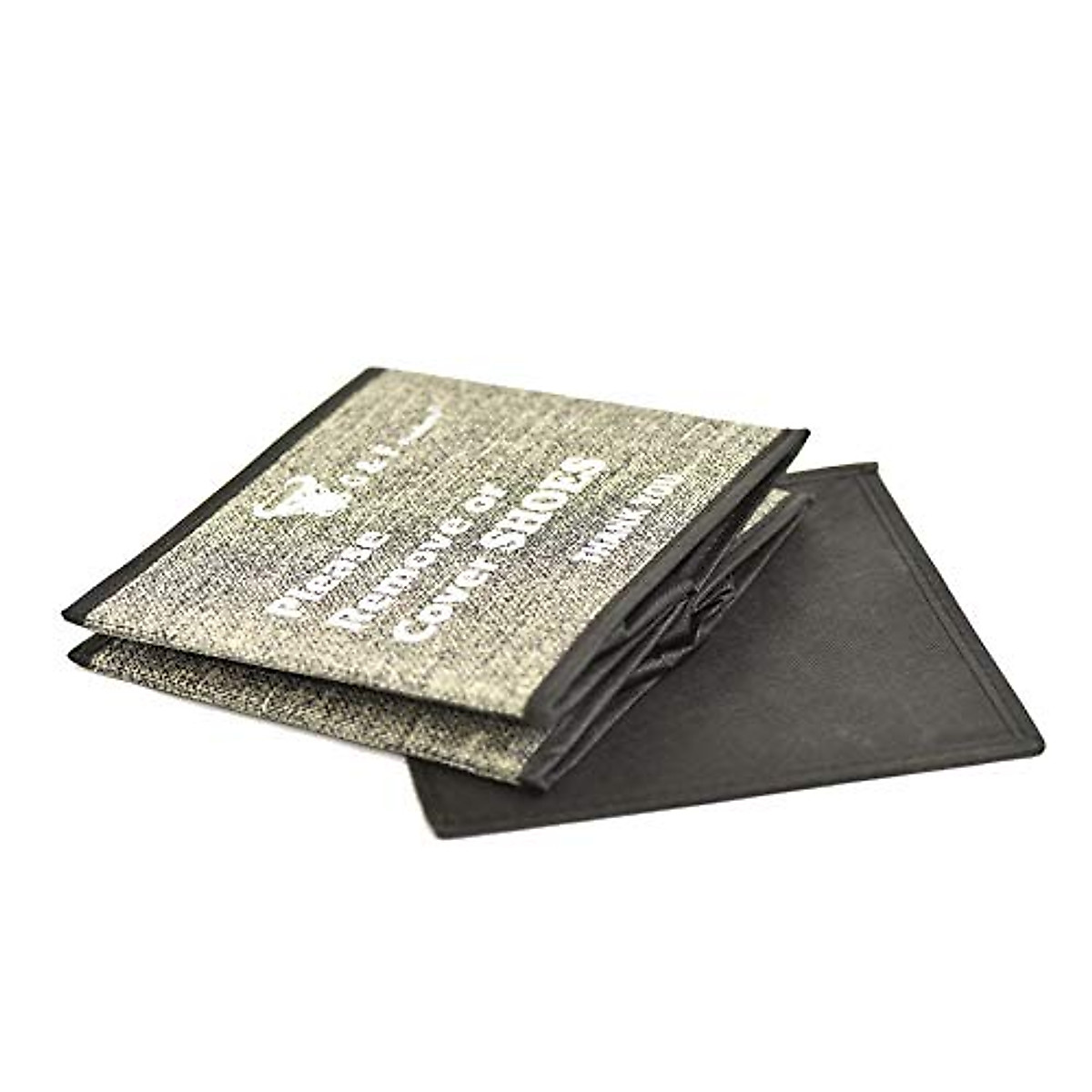 G & F Products Shoe Covers Box, Foldable Collapsible Shoe Covers Holder Bootie Box holds up to 100 Disposable Shoe for Realtors and Open House also works as Foldable Collapsible storage bin 9"x9"x9"