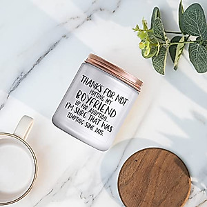 Gifts for Boyfriends Mom - Women Funny Gifts for Mother in Law, Birthday Gift Mothers Day Christmas&Thanksgiving Day Gifts for Boyfriend's Mom, Dad Boyfriend's Family Presents Lavender Candle