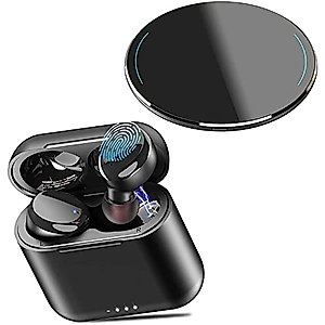 TOZO W1 Wireless Charger Black & T6 Wireless Earbuds Black