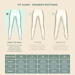 MERIWOOL Womens Base Layer 100% Merino Wool Heavyweight 400g Thermal Pants Leggings for Women Black