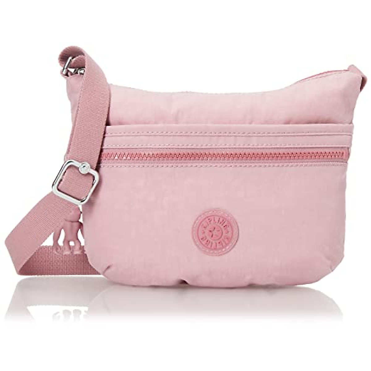 Kipling Womens WomenÂ’s Arto Small Crossbody Bag, Lightweight Everyday Purse, Casual Nylon Shoulder Bag, Lavender Blush, 9.75 L x 8.25 H 1.25 D US