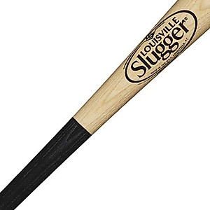 Louisville Slugger Genuine Series 3 Ash Mix Baseball Bat, 31 inch/28 oz, Black/Natural