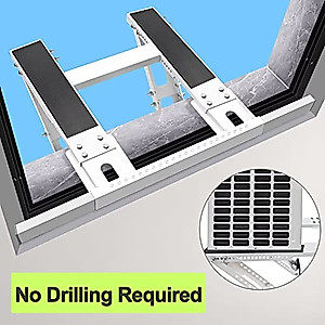 CAT SO RICH Air Conditioner Bracket for Window, No Drilling Window AC Bracket, Support up to 220lbs