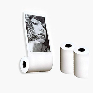 PoooliPrint L2 Inkless Pocket Printer, Yellow + White Sticky Paper 3 Rolls