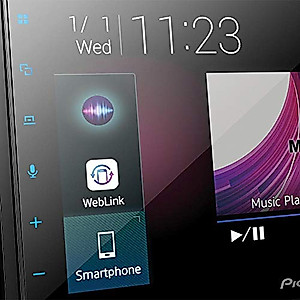 Pioneer DMH-2600NEX Multimedia Bluetooth Car Stereo Receiver with Apple CarPlay, Android Auto, 6.8" WVGA Display and Gravity Magnet Phone Holder Bundle