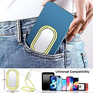 YINHEXI Cell Phone Stand Grip for Desk, Adjustable Phone Ring Holder, Portable Phone Stand for Office Desk, Magnetic Phone Stand Compatible with iPhone Samsung All Smartphone and iPad Tablets