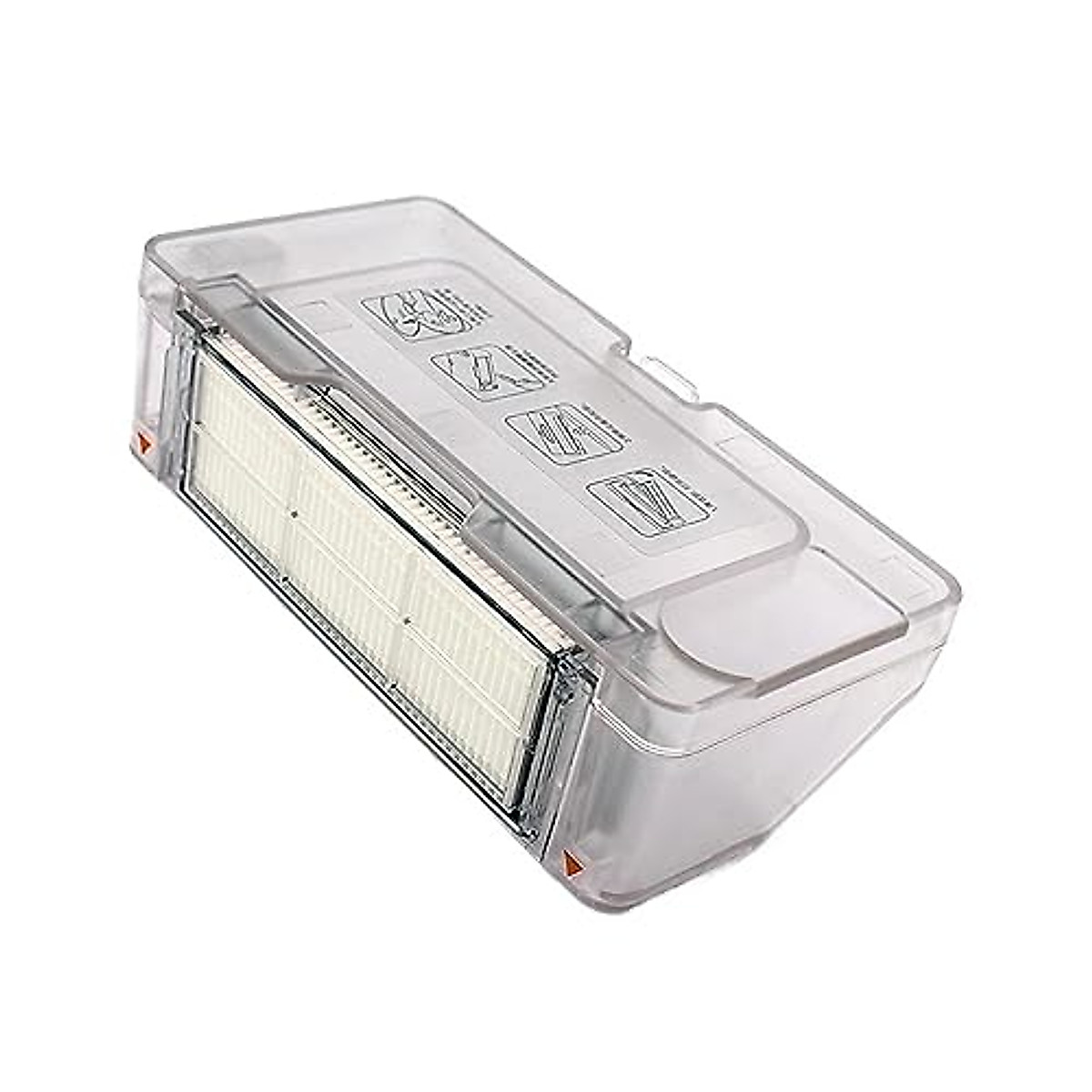 Compatible for Xiaomi Mop Pro STYTJ02YM，Compatible for VIOMI V2 PRO/V3 Accessories Vacuum Cleaner Dust Box Robotic Sweeper Mi Robot Dust Bin Box (Color : Set 2)