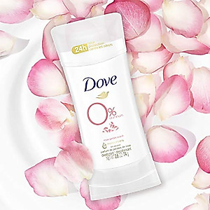 Dove Antiperspirant Deodorant Stick 48 Hour Protection And Soft And Comfortable Underarms Rose Petals Deodorant for Women oz 4 Count, 2.6 Ounce
