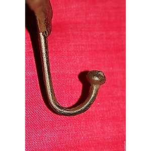 Cast Iron Home Decor Collectibles Duck Hunter Set Mudroom Duck Coat Hat Hooks, Set of 4