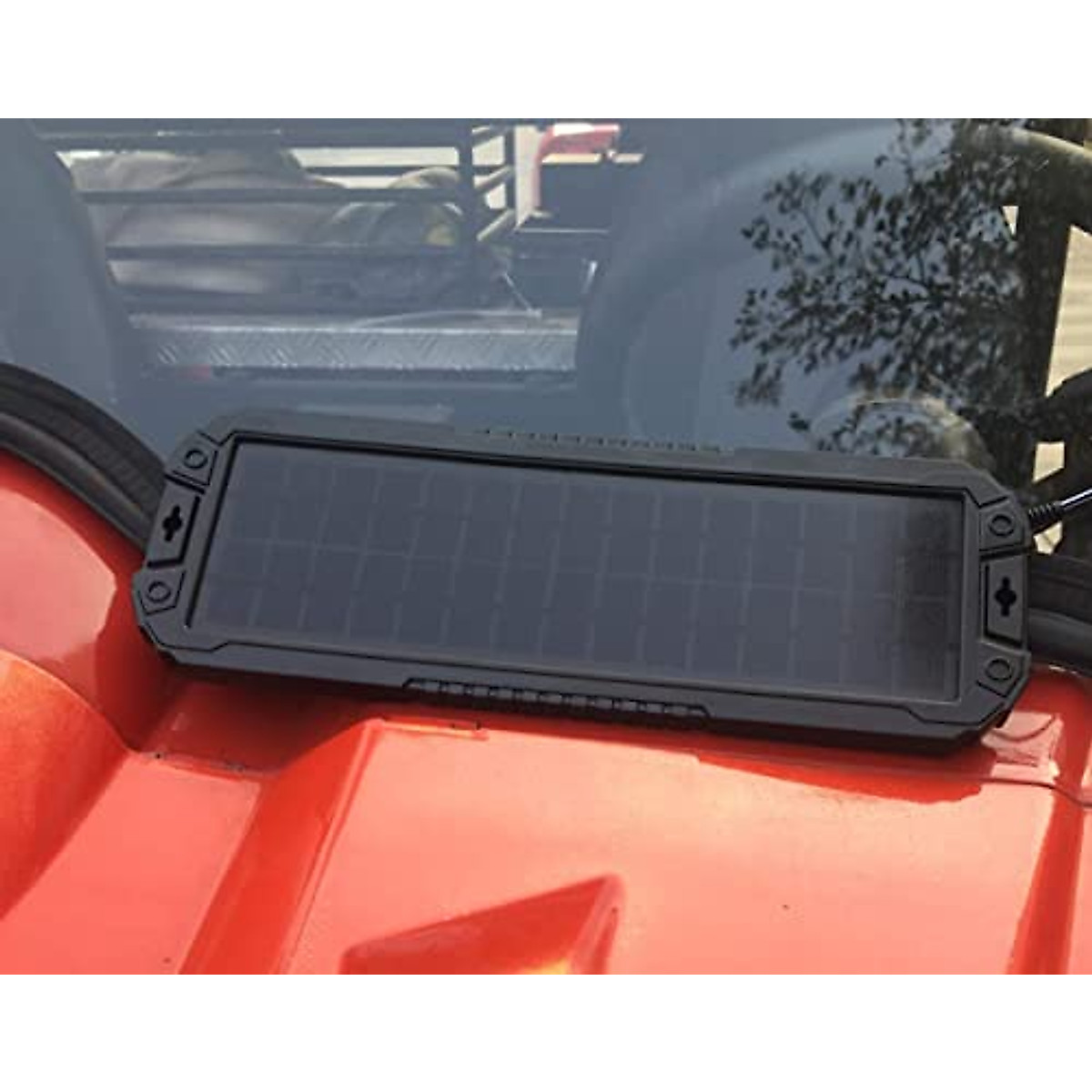 Sunway Solar Panel Car Battery Trickle Charger & Maintainer 5W 12V Solar Power Charger kit Portable Waterproof for Automotive RV Marine Boat Truck Motorcycle Trailer Tractor Powersports Snowmobiles