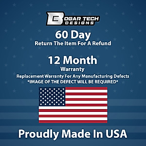 BOGAR TECH DESIGNS - Precut American Flag Rear Side Quarter Window Decals Compatible with Ford Explorer 2020-2022, Matte Black