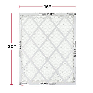 Frigidaire PureAir® 16x20x1 MERV 8 Allergen Electrostatic Pleated Air Conditioner HVAC AC Furnace Filters - 6 Pack