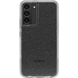 OtterBox Galaxy S22+ Symmetry Series Case - STARDUST (GLITTER/CLEAR), ultra-sleek, wireless charging compatible, raised edges protect camera & screen