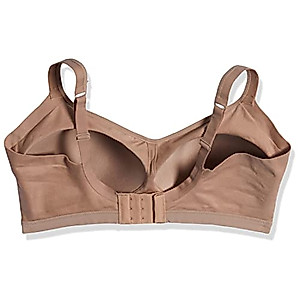 Warner's womens Easy Does It Underarm Smoothing With Seamless Stretch Wireless Lightly Lined Comfort Rm3911a Bra, Toasted Almond, Large US