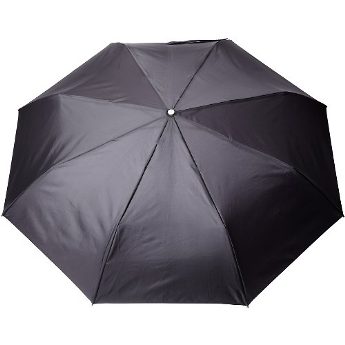 totes Titan Compact Travel Umbrella, Windproof, Water Repellent Auto Open/Close , Black