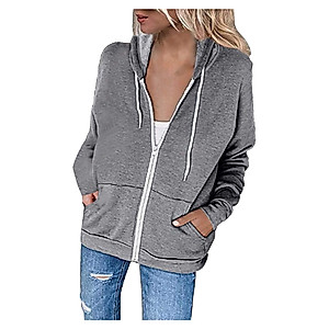 TYUHAW Women'S Casual Hooded Solid Color,deals under 15 dollars,ligting deals,10.00 and under itemsgreat deals on furniture,wearhouse.deals clearance open box,warehouse sale clearance open box