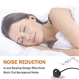 GOOJODOQ Bluetooth Sleep Headphones Bluetooth 4.2 Wireless Soft in-Ear Sleeping Earbuds, 18 Hours Music time, Wireless Sleep Headsets for Insomnia, Side Sleeper, Gym, Relaxation and Sports-Black