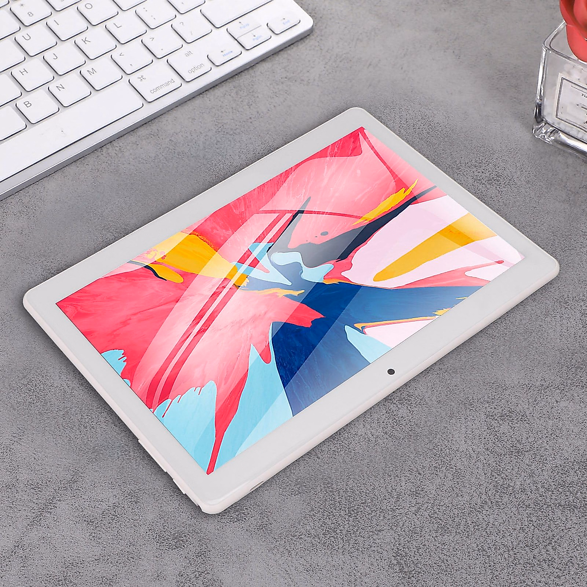 ASHATA M30 Pro 10 Inch Tablet, 10 Core, 6GB RAM 128GB ROM, 1960x1080 IPS, 2.4G 5G Dual Band WiFi Calling Tablet Computer, 8MP 16M Dual Camera, 8800mAh Battery, GPS BT, Gold (US)