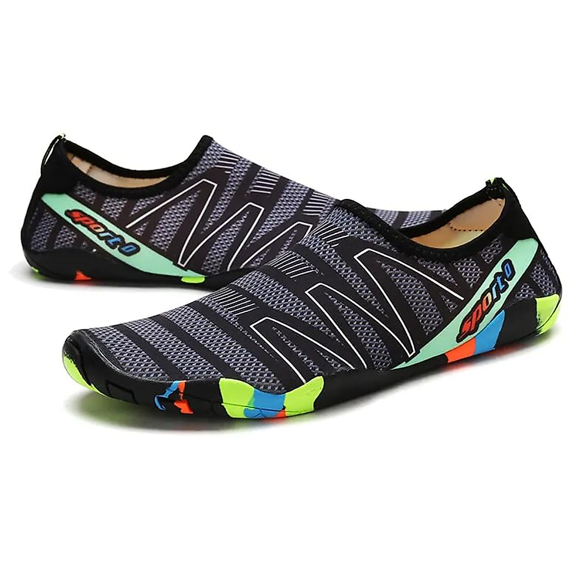 Unisex Soft Beach Shoes Anti Cushion Diving Barefoot Outdoor Aqua ShoesPopular (Black, us_Footwear_Size_System, Adult, Men, Numeric, Medium, Numeric_11)