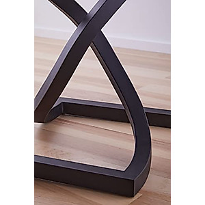 Design 59 Metal Dining Table Legs, Table Base for Desk, Kitchen, Restaurant & Other Tables, Black Furniture Legs, Steel Pedestal, Mid Century Modern Furniture (M14)