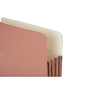 Staples 418293 Expanding File Pockets 3.5-Inch Expansion Letter Size Brown 25/Bx