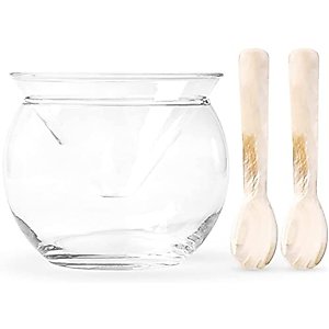 MARKY'S Caviar Serving Set with 2 pcs. x Mother of Pearl Caviar Spoon 3" – Universal Martini, Wine, Liquor Cocktail Chiller Server