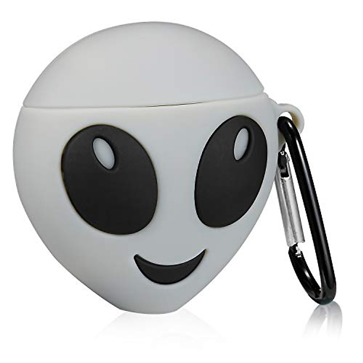 Mulafnxal Compatible with Airpods 1&2 Case,Silicone 3D Cute Fun Cartoon Funny Character Desginer Airpod Cover,Kawaii Fashion Cool Chic Design Skin,Shockproof Cases for Teens Girls Boys Air pods(Alien)