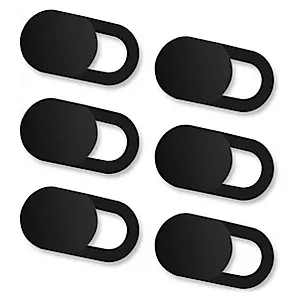 Caczmarek 6pcs Oval Mobile Phone Camera Cover Sticker Webcam Protective Cover Laptop Camera Protective Cover Anti-dust Sliding Cover