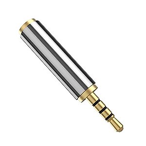 D & K Exclusives Gold Plated 2.5mm Male to 3.5mm Female Audio Adapter Converter Headphone Earphone Headset Jack - Stereo or Mono