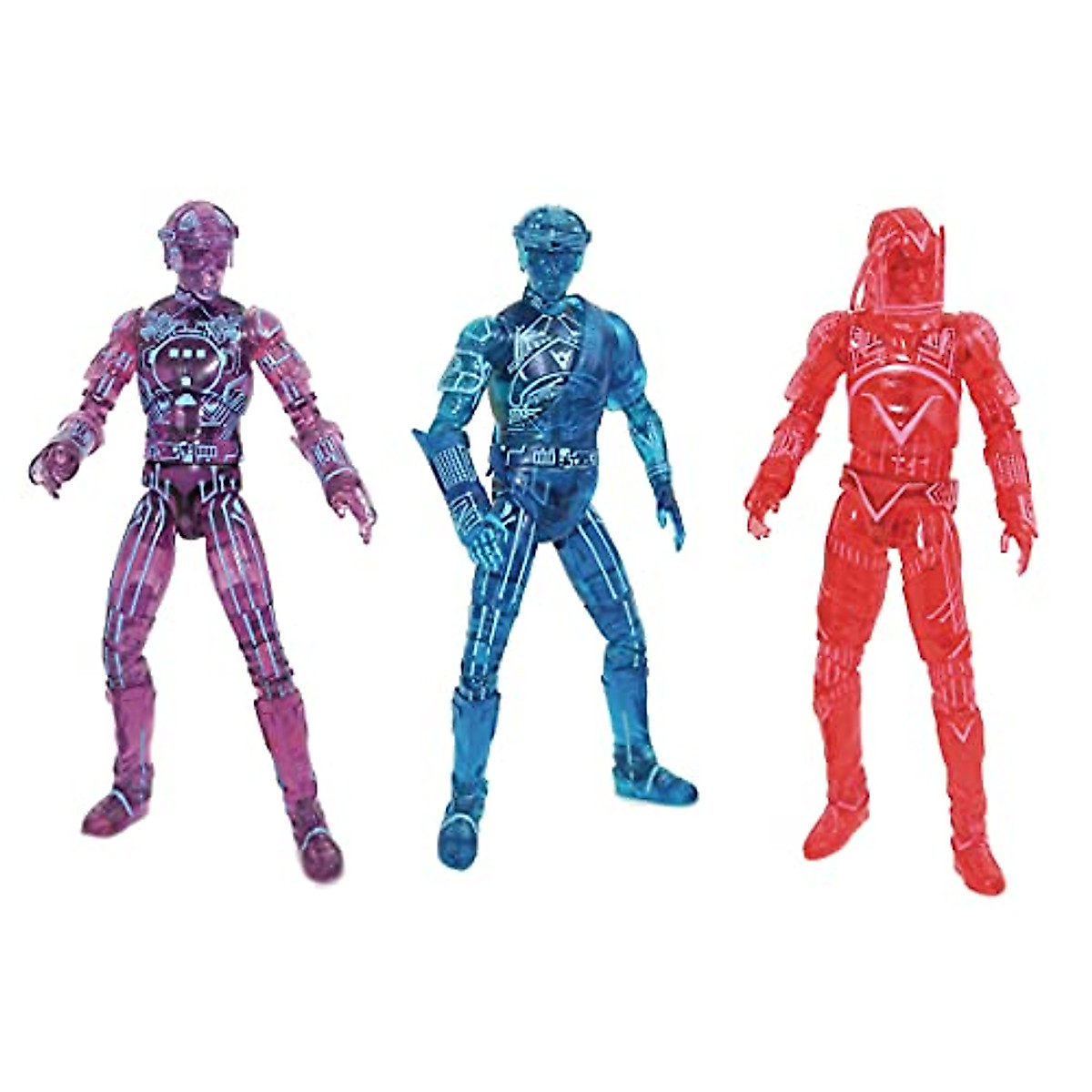 DIAMOND SELECT TOYS San Diego Comic-Con 2021 Exclusive Tron Deluxe Action Figure Box Set, Multicolor