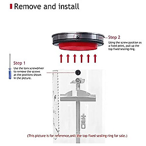 Dust Bin Bucket Top Fixed Sealing Ring Replacement for Dyson V10 Slim V12 Digital Slim Vacuum Cleaner Accessories Parts
