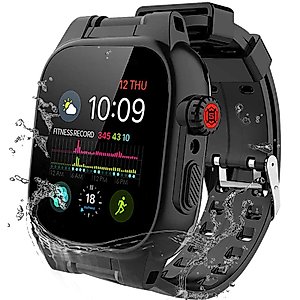 Apple Watch Series 3/2 42mm case, Built-in Screen Protector 360 Full-Body Protection, Shockproof Dustproof Waterproof Apple Watch Case 42mm Series 3 Series 2