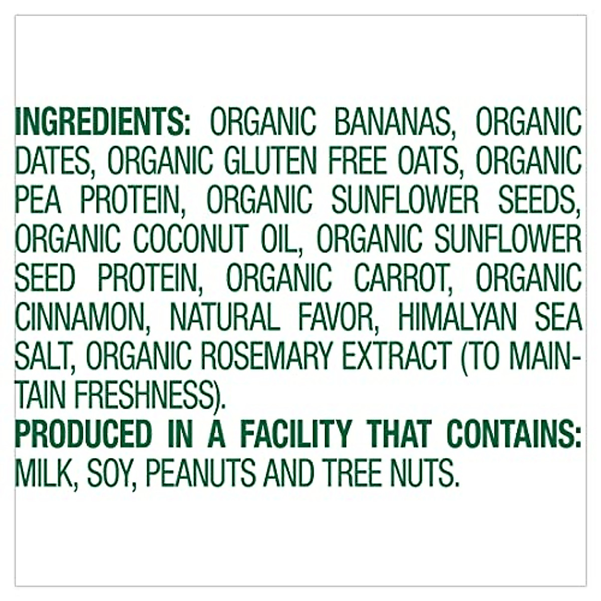 CoComelon Sprout Organic Baby Food, Toddler Snacks, Bananas, Peas and Carrots Snack Bar (6 pack)