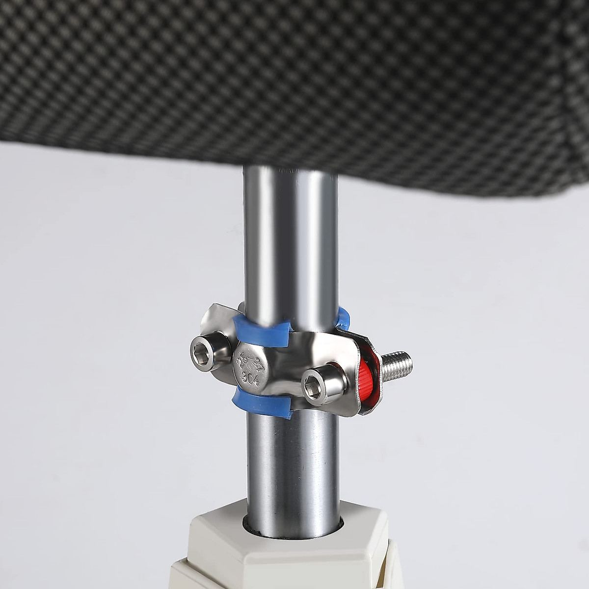 TOYMIS 2PCS Fix Sinking Office Chair, Office Chair Saver for Stop Sinking Solid Stainless Steel Adjustable Height Chair Saver Kit for Supporting The Chair in The Event Of a Cylinder Failure