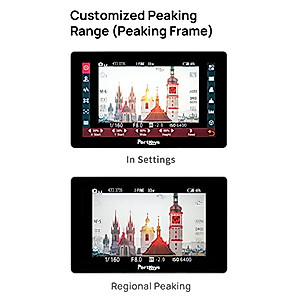 Portkeys LH5P II Camera Control Field Monitor |Touch Screen |Metal Frame |Bluetooth |2200 Nit |5.5" |1920x1080, Control Function Compatible with Canon, Sony, Panasonic, BMPCC, ZCam and Gimbals