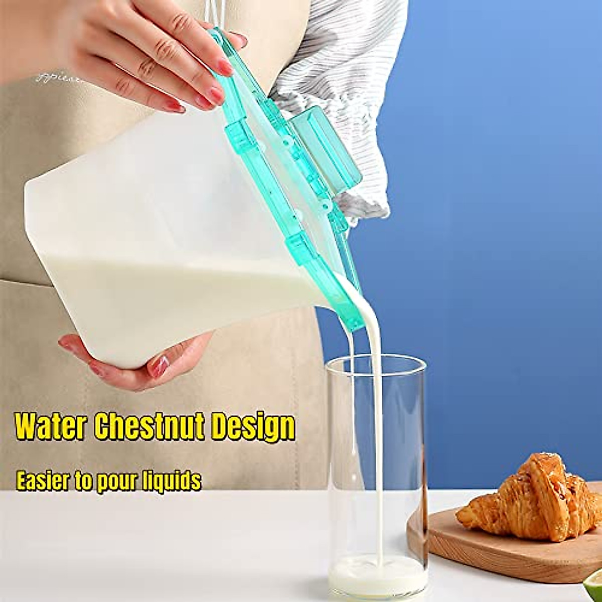 Reusable Silicone Bags, Reusable Sandwich Bags, Stand Up Leakproof Silicone Bags,Microwave, Dishwasher Safe-3Pack